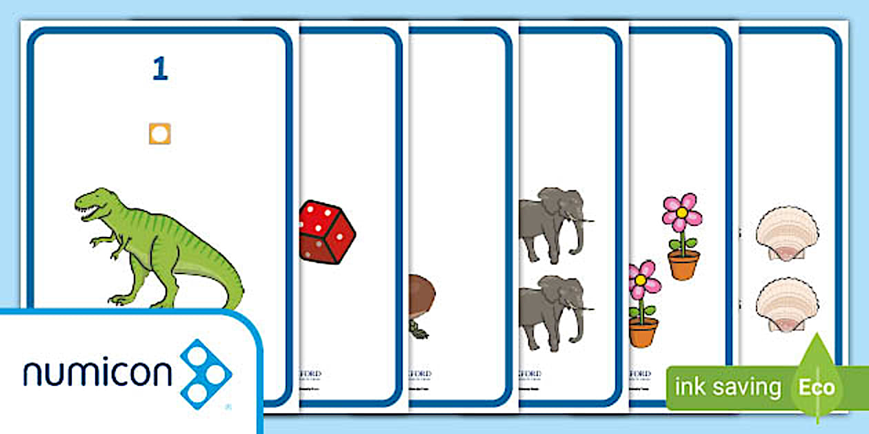 Numicon Shapes and Numbers Display Posters (teacher made)